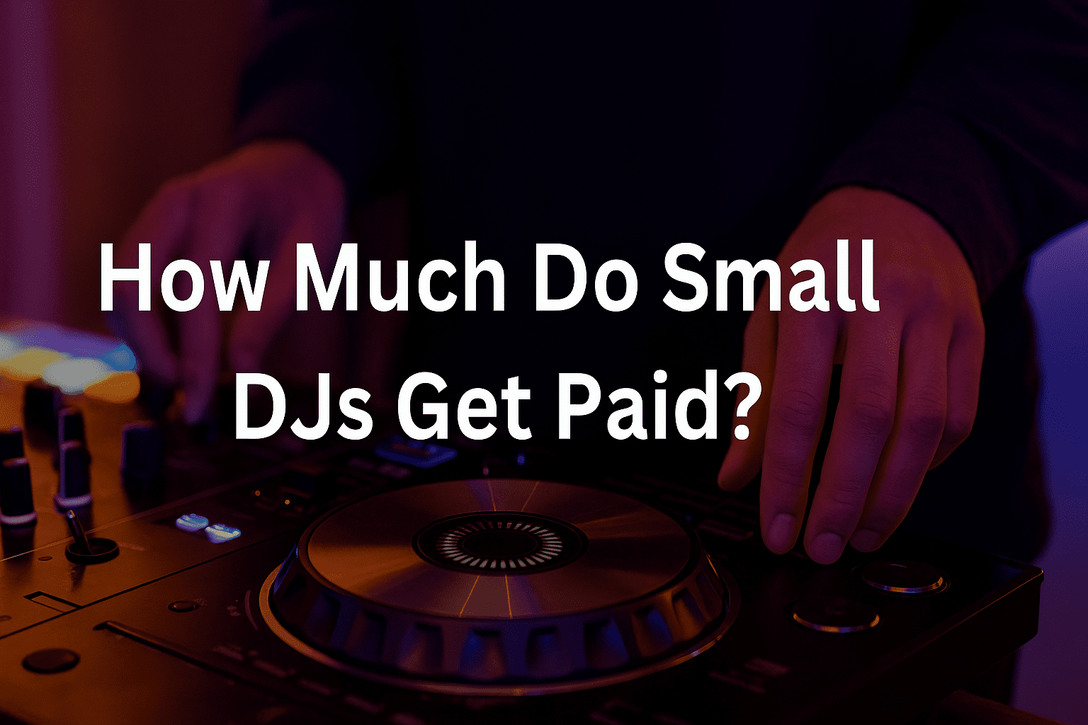 How Much Do Small DJs Get Paid? - Good Time DJ