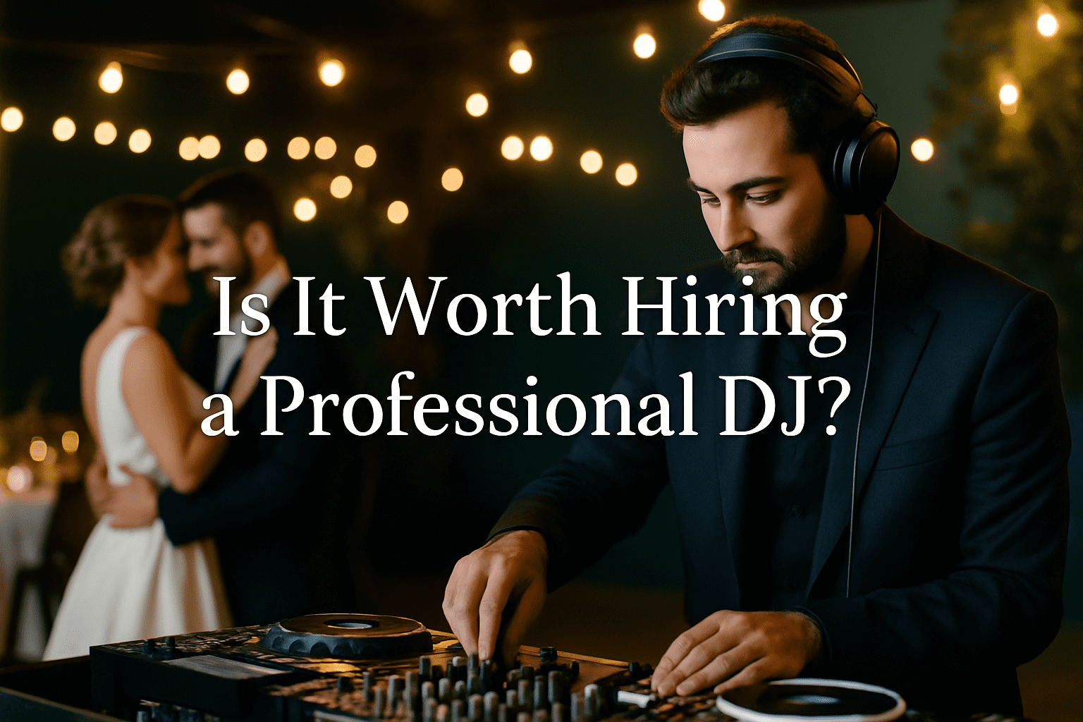 Is It Worth Hiring a Professional DJ? - Good Time DJ