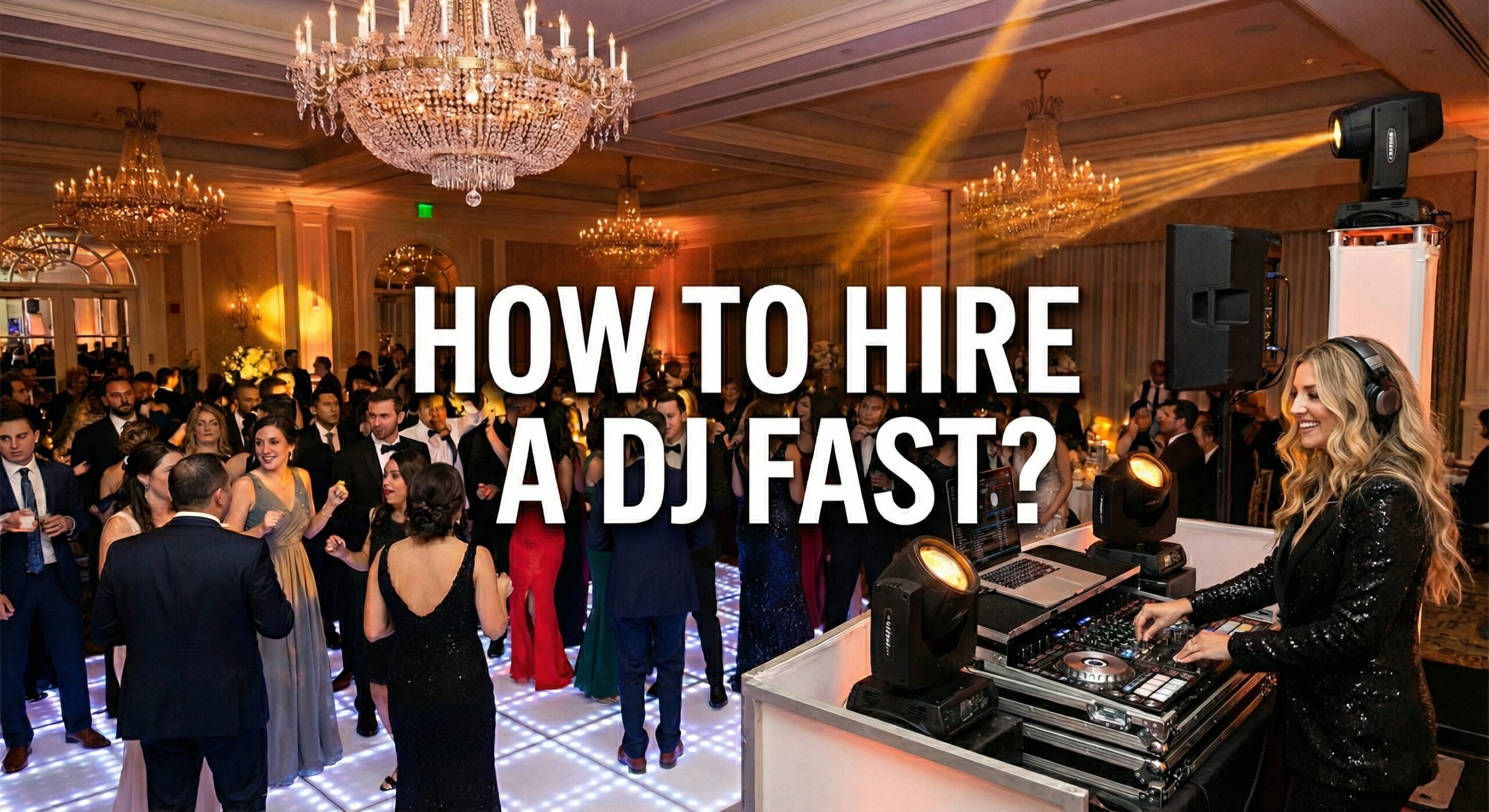 How to hire a DJ fast? - Good Time DJ